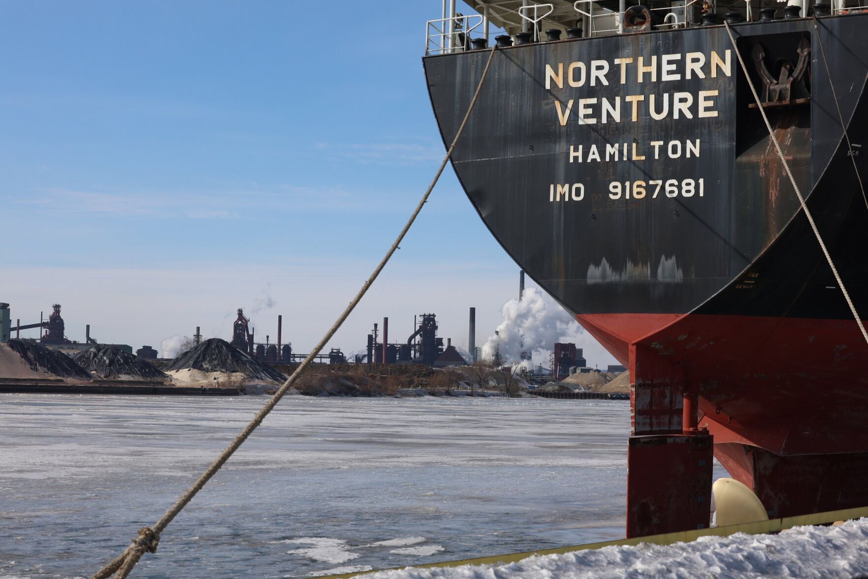 Hamilton’s port saw steel shipments plummet in 2025