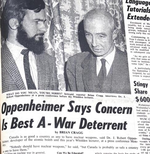 The time Oppenheimer came to Hamilton