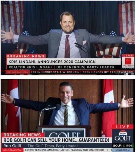 Strike a pose: Hamilton real estate agent Rob Golfi sued over stretched ...