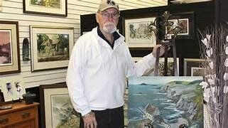Bill Biddle known for paintings of old houses and buildings
