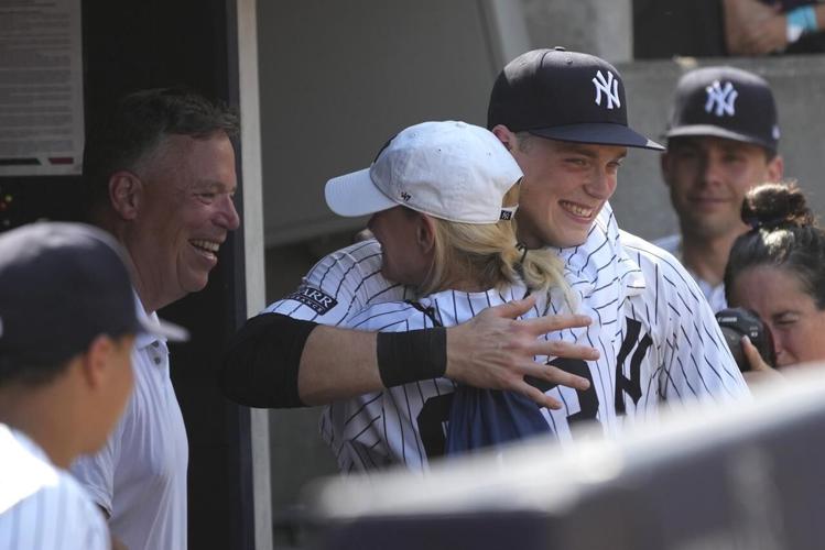 Ben Rice becomes 1st Yankees rookie to hit 3 homers in a game in a 14-4 rout of Red Sox