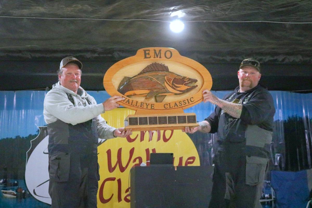 Drennans reel in 2026 Emo Walleye victory