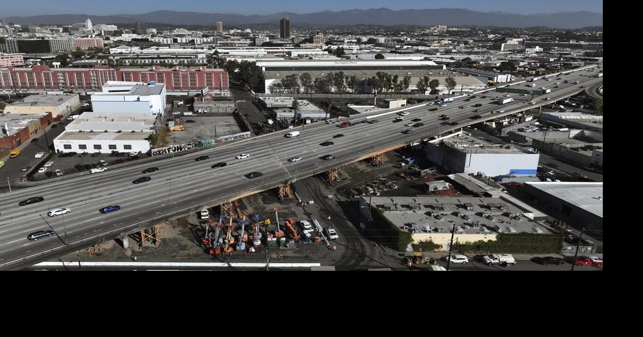 Los Angeles freeway is fully reopened after arson fire, just in time ...