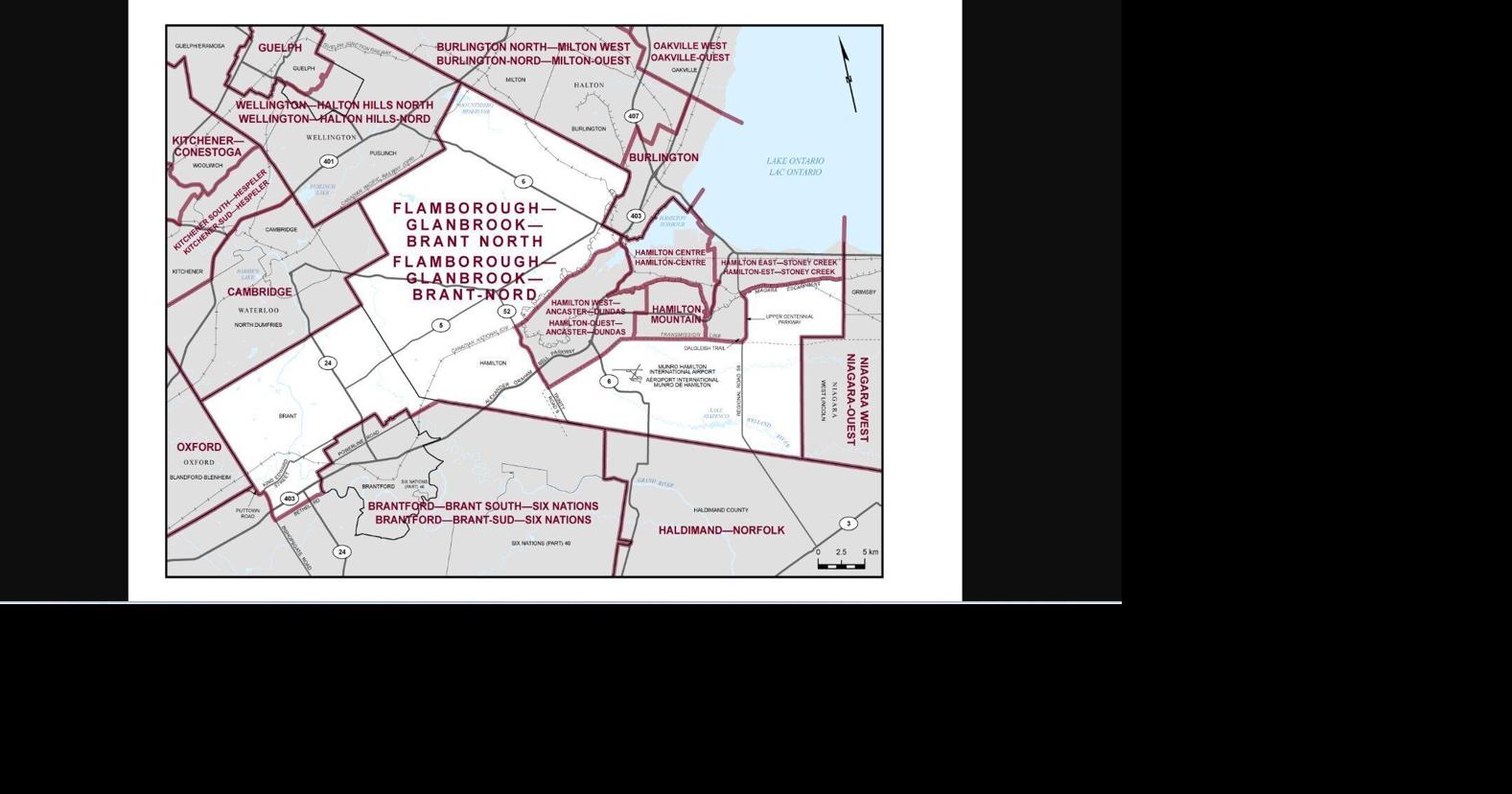 Federal election boundaries changed for some of Brant County