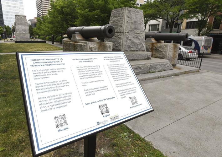Hamilton eyes Indigenous interpretive signs for statues