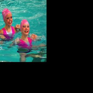 Synchro swimmer makes waves