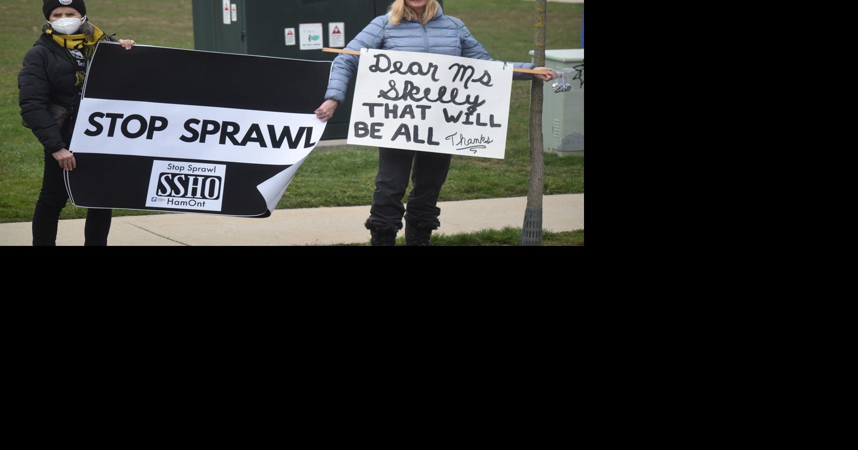 WHAT’S GOING ON HERE?: Pop-up rally outside MPP Donna Skelly’s office ...