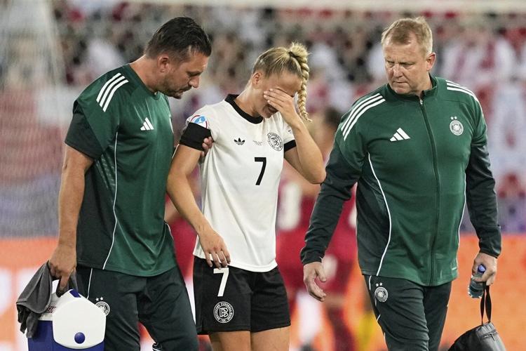Germany captain Giulia Gwinn to miss rest of Euro 2025 with knee injury