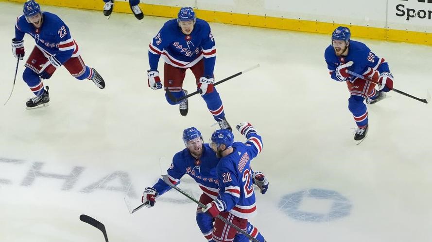 Goodrow scores in overtime, Rangers outlast Panthers 2-1 in Game 2 to ...