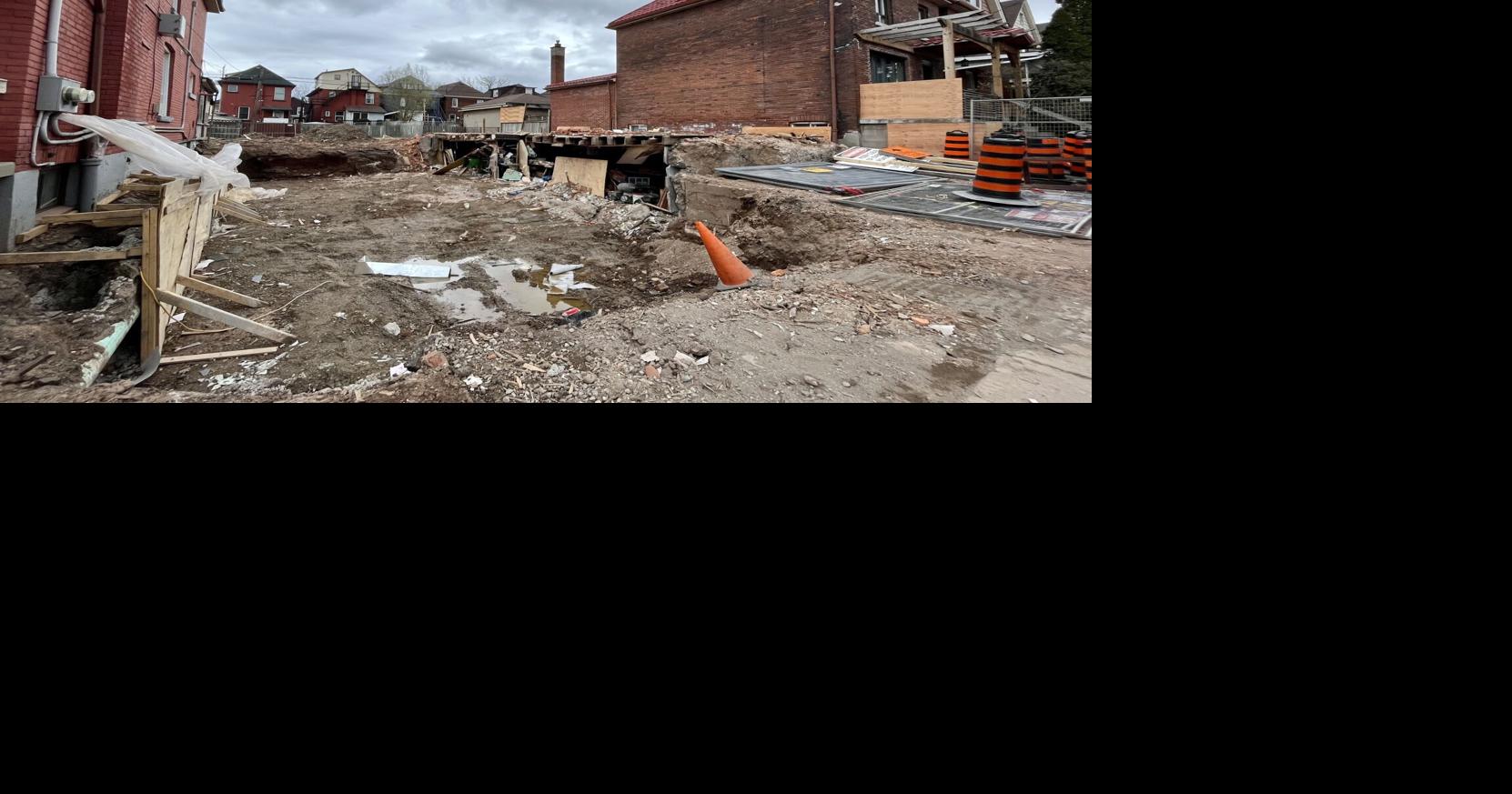 Central Hamilton home demolished due to nearby construction
