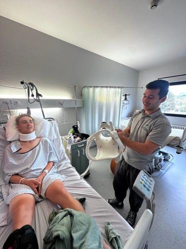 After scary fall, Olympian Mattern is back on his bike