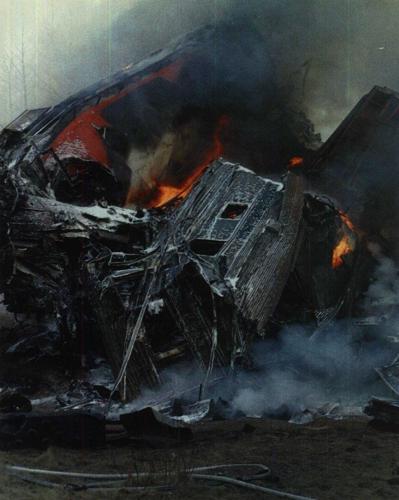 Tangled cars and billowing smoke: Remembering Hinton rail disaster 40 ...