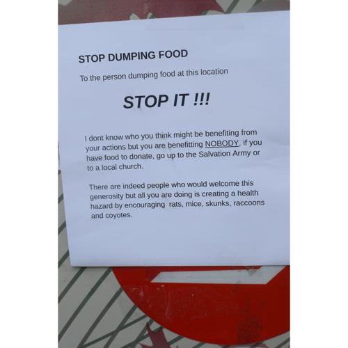 Who’s dumping food on Hamilton Mountain?