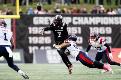Adams shines in rare start but unable to lead Redblacks to win over ...