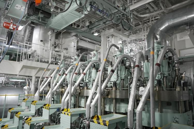 Ship arrives in namesake port after maiden voyage from Japan