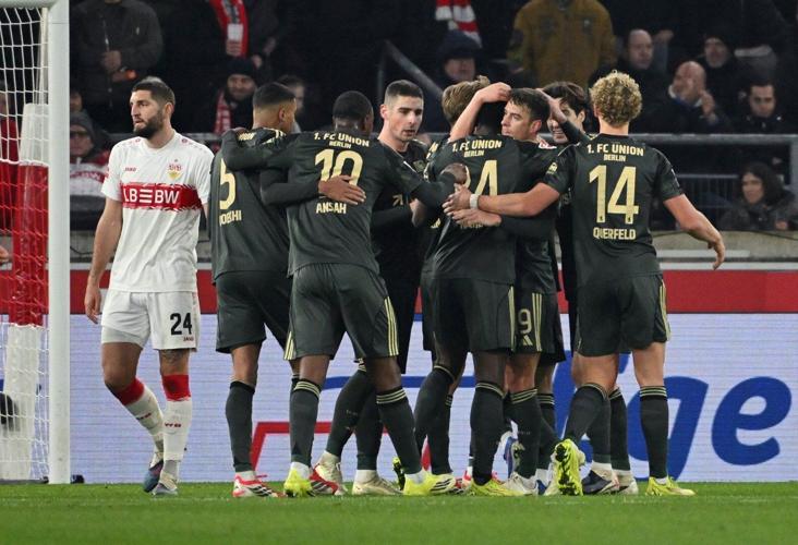 Jeong scores late as Union Berlin draws 1-1 at Stuttgart