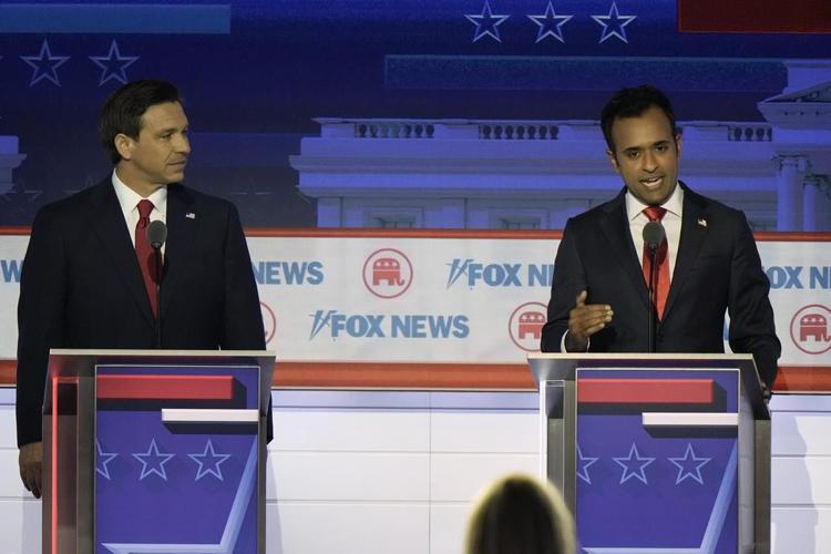 Republican candidates fight each other, and mostly line up behind Trump ...