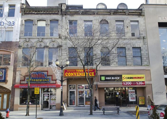 Collapsed Gore Park buildings once burnt to the ground
