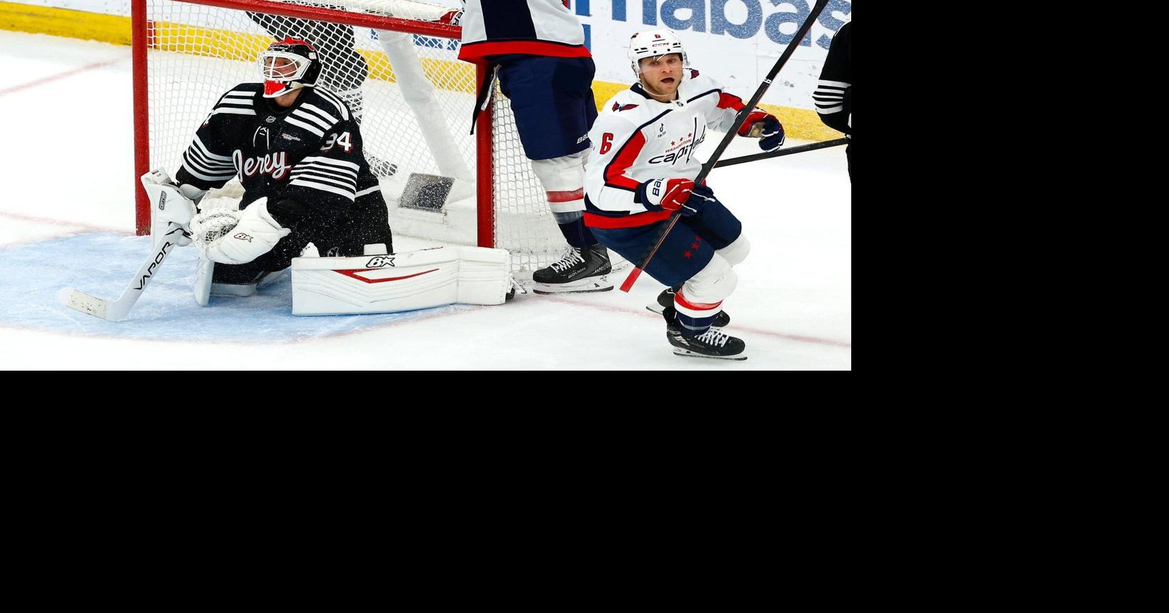 Chychrun scores in overtime to lift Capitals past Devils 4-3