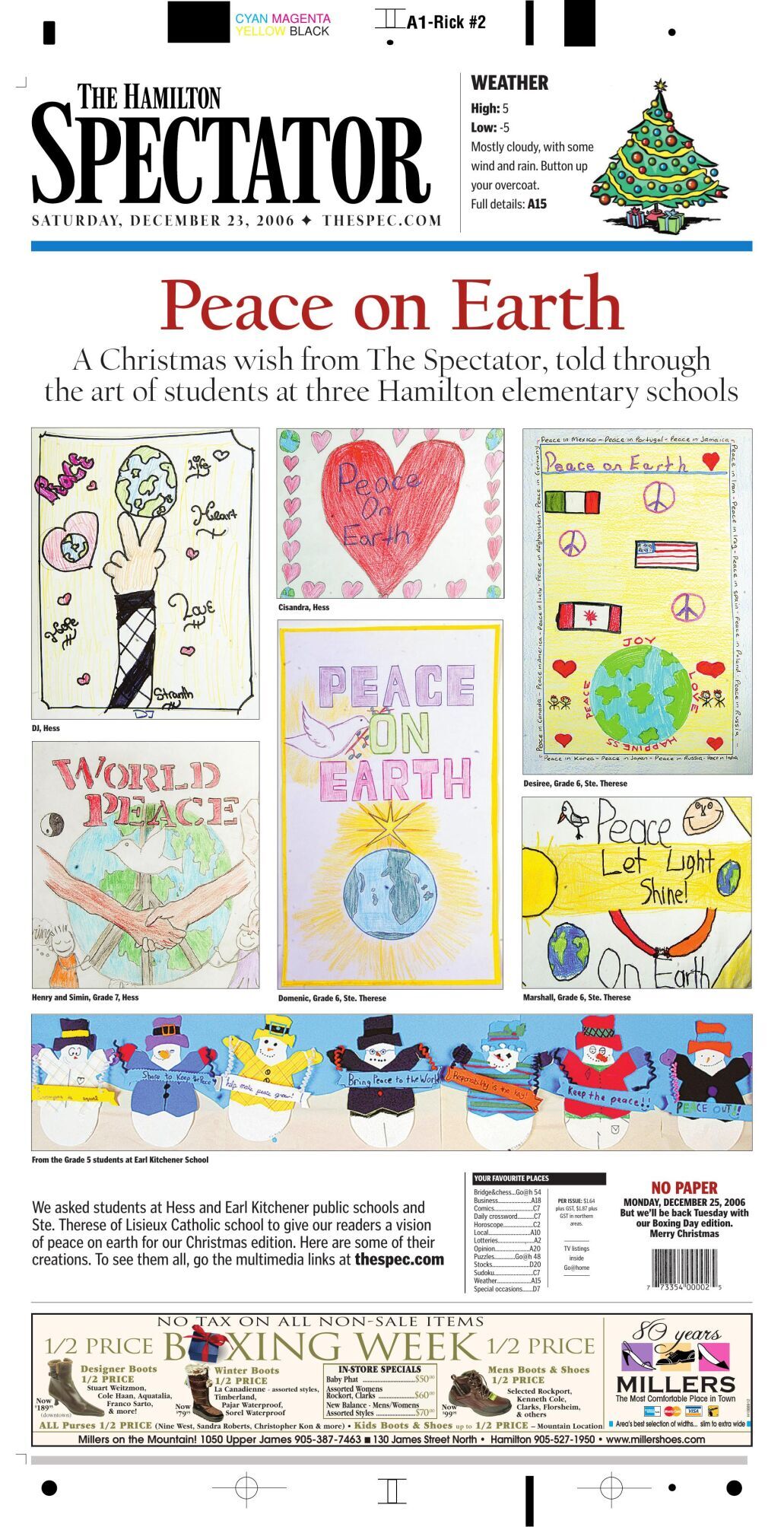 The Hamilton Spectator Christmas edition