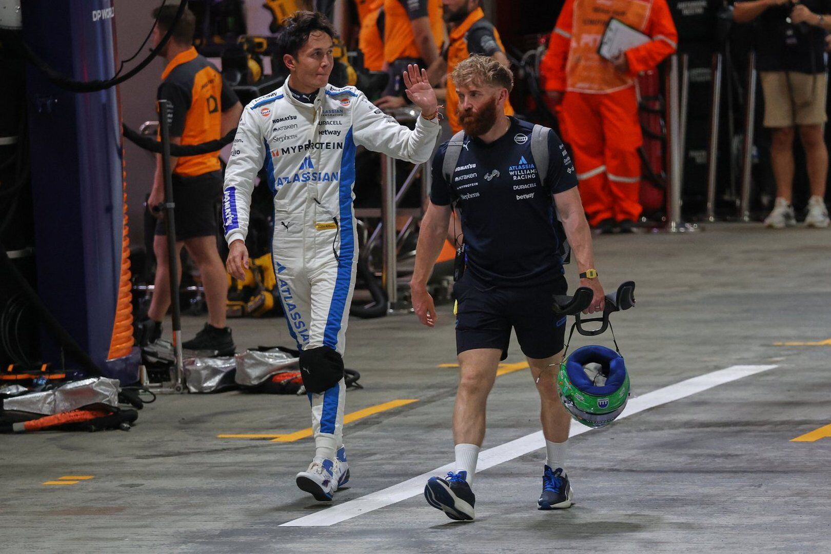 Both Williams cars disqualified from F1 Singapore GP qualifying for ...