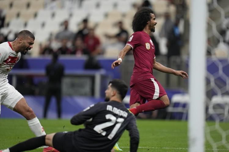 Defending champion Qatar beats Lebanon 3-0 in perfect start for Asian ...