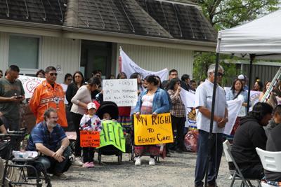 'This is what you call genocide': Hundreds rally for First Nations ...