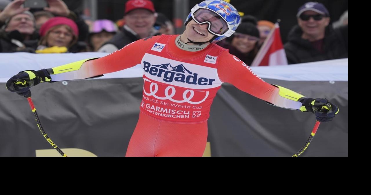 French skier Allegre upsets favorites in World Cup super-G for 1st ...