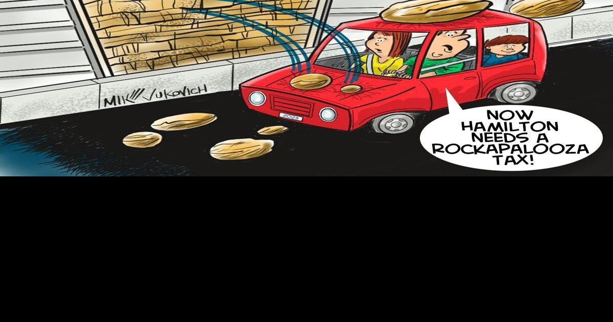 Cartoon: Hamilton rockfall