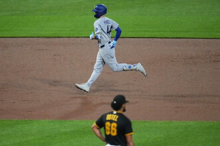 The Los Angeles Dodgers erupt after Paul Skenes exits in a 12-3 romp ...