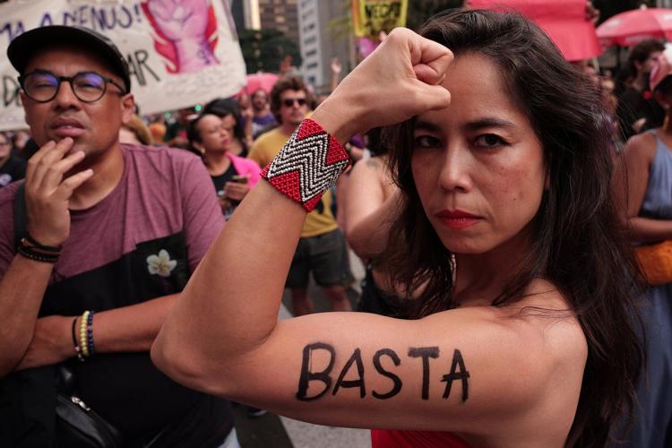 Women protest gender-based violence across Brazil following shocking cases