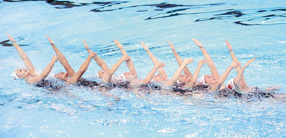 National synchronized swimmming championships taking place at ...