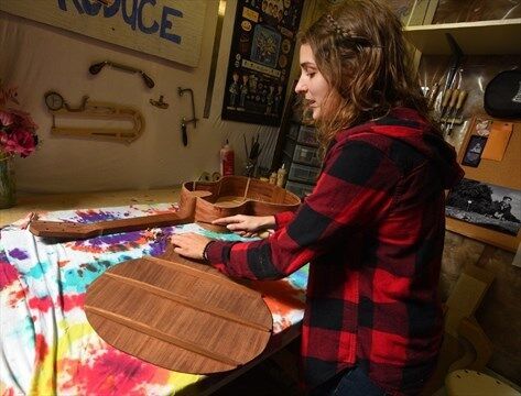 Burlington luthier Ashley Rowley brings guitars to life