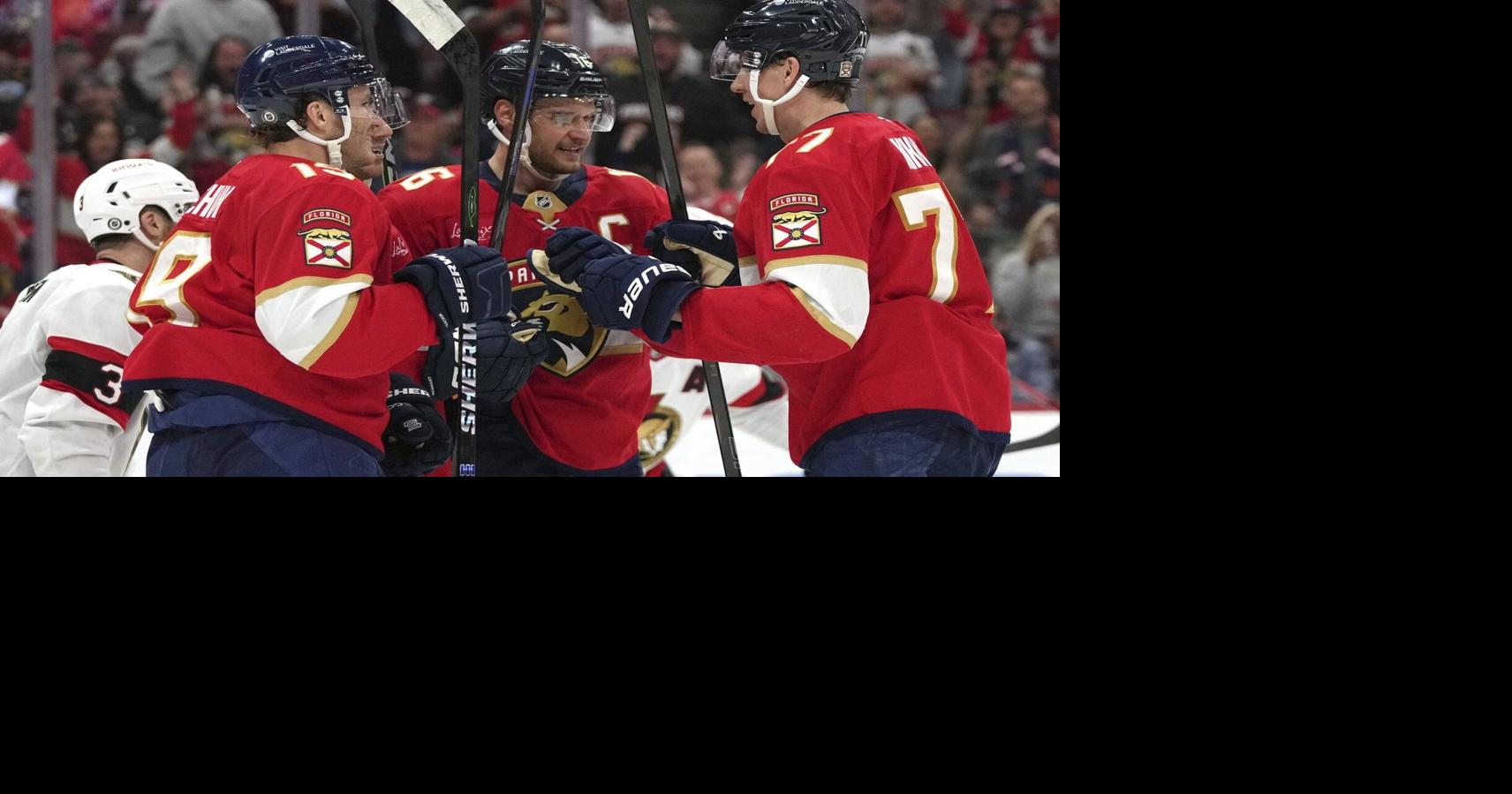 Matthew Tkachuk nets 3 points, Panthers beat Senators 5-1