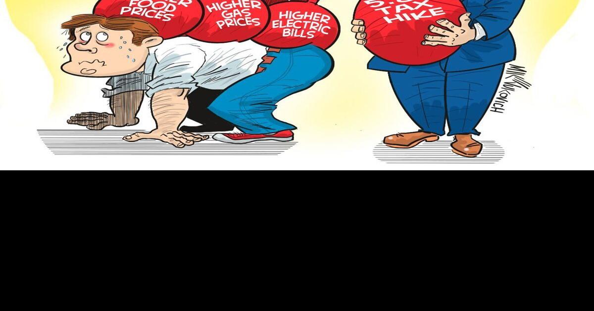 Cartoon: Hamilton taxes