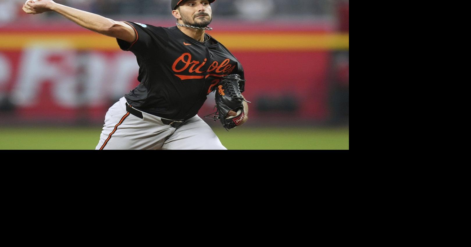 Orioles pitcher Zach Eflin leaves game with shoulder fatigue after six ...
