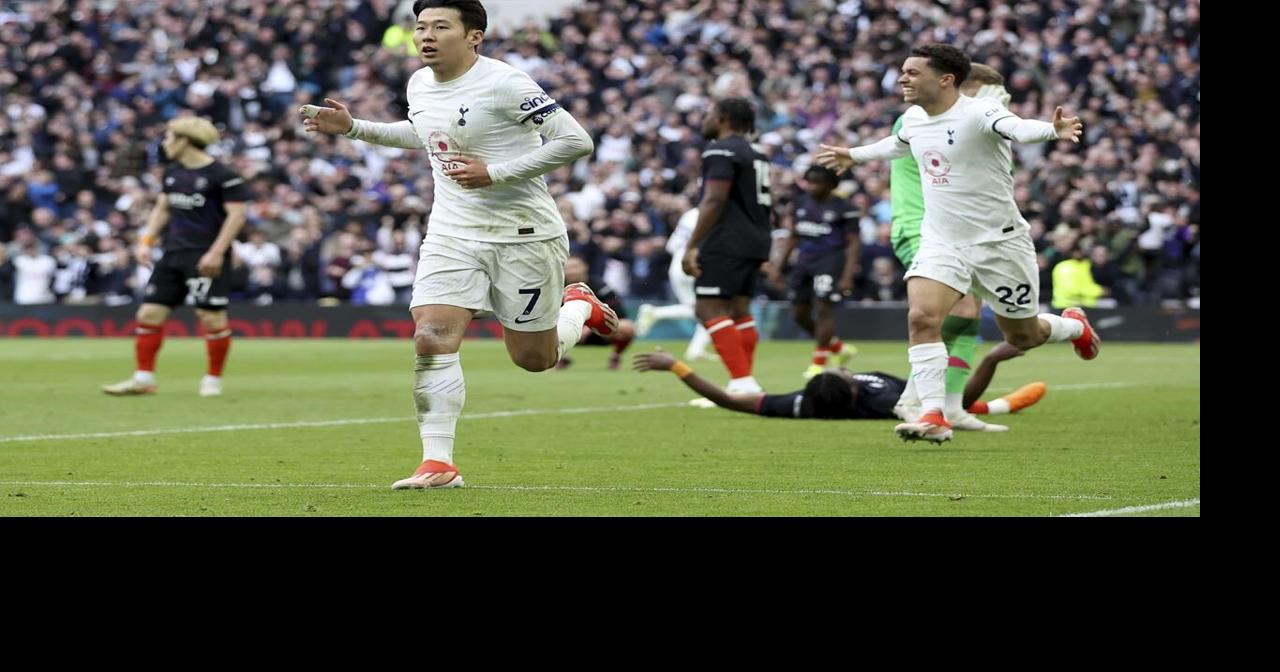 Tottenham comes from behind to beat Luton 2-1 in English Premier League