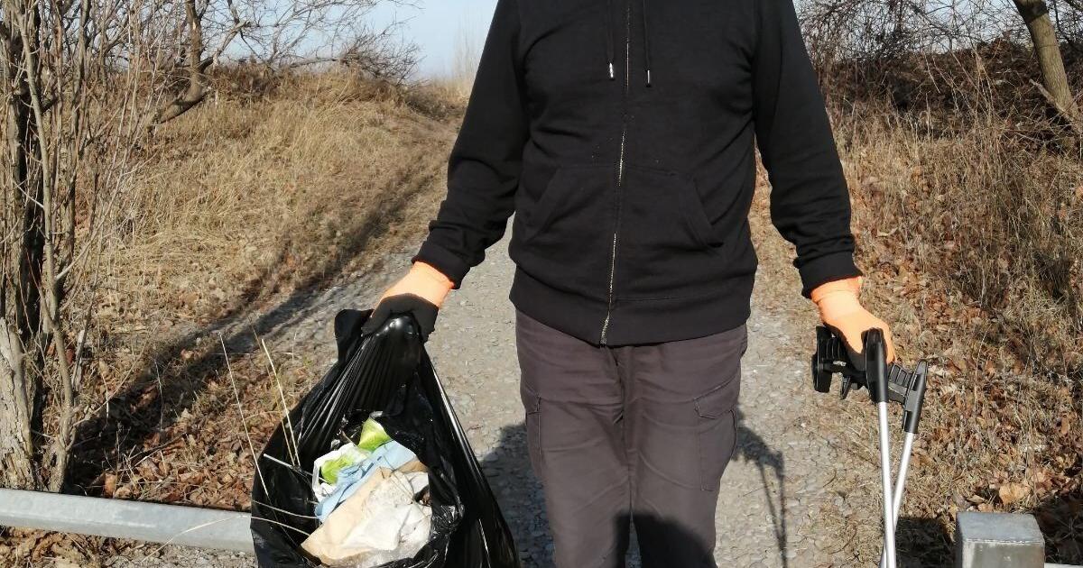 Tired of seeing litter, this couple decided to take action