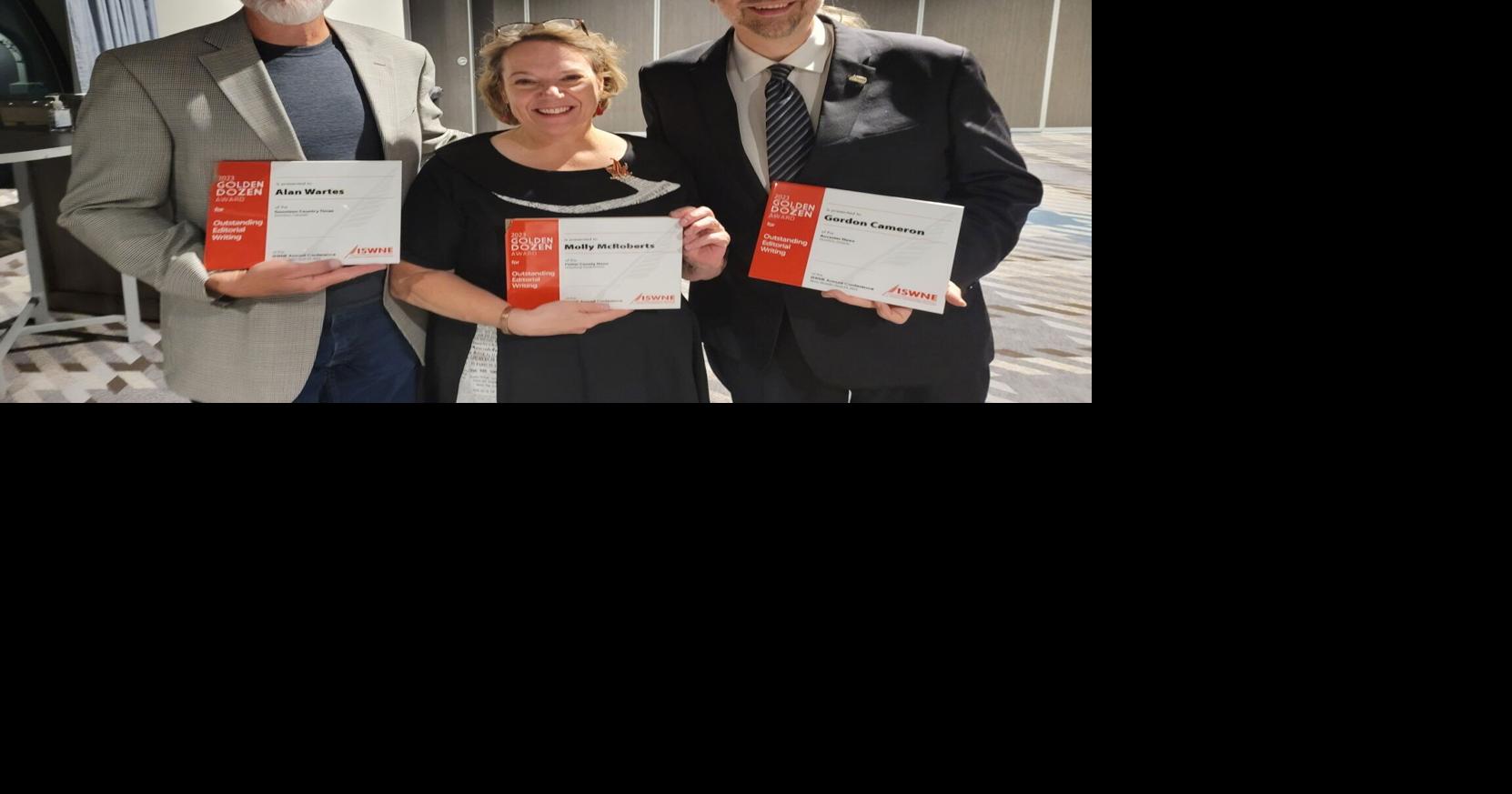 Tamara Botting and Gordon Cameron win international opinion writing awards