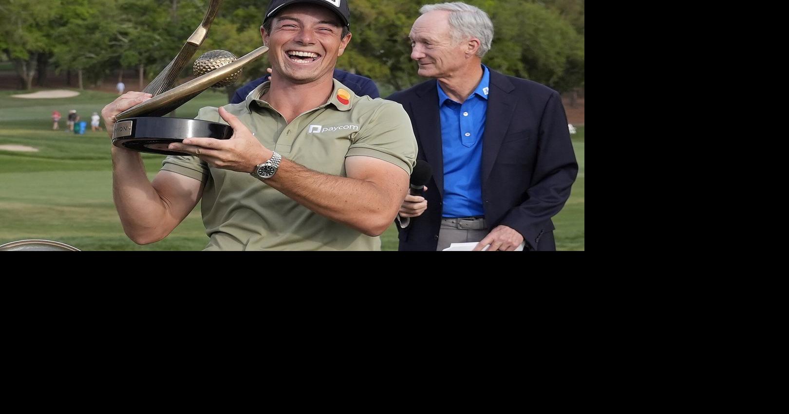 Viktor Hovland finds a swing that works and rallies to beat Justin ...