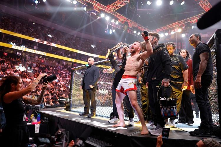 Pereira dethrones Ankalaev with a 1st-round stoppage at UFC 320