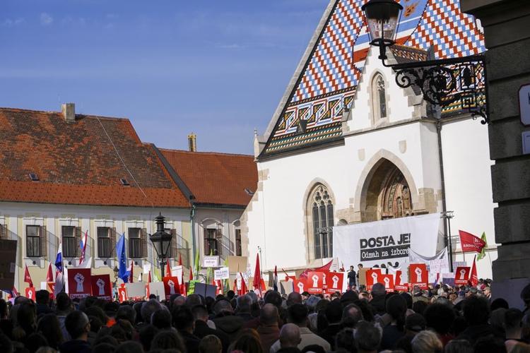 Thousands at anti-government rally in Croatia allege high-level ...