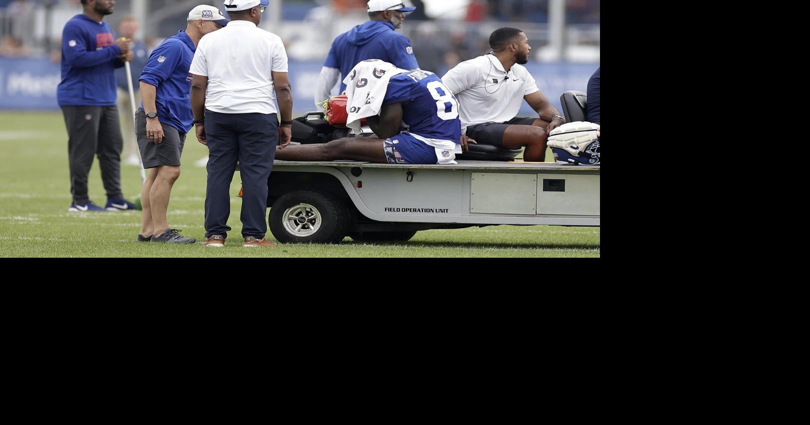 Giants place Bryce Ford-Wheaton on injured reserve after torn Achilles tendon, sign Gunner Olszewski