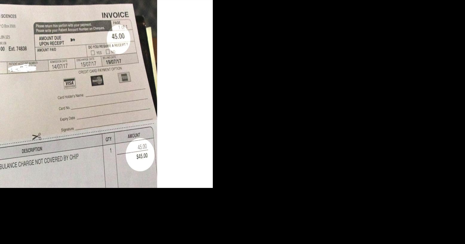 Why am I getting an ambulance bill?