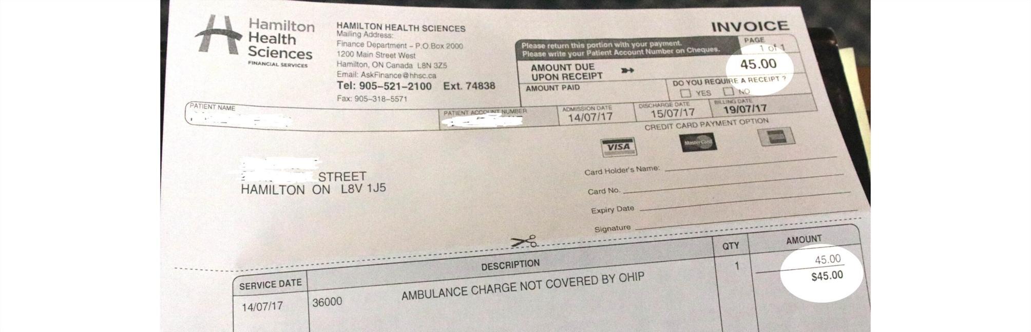 Why am I getting an ambulance bill?