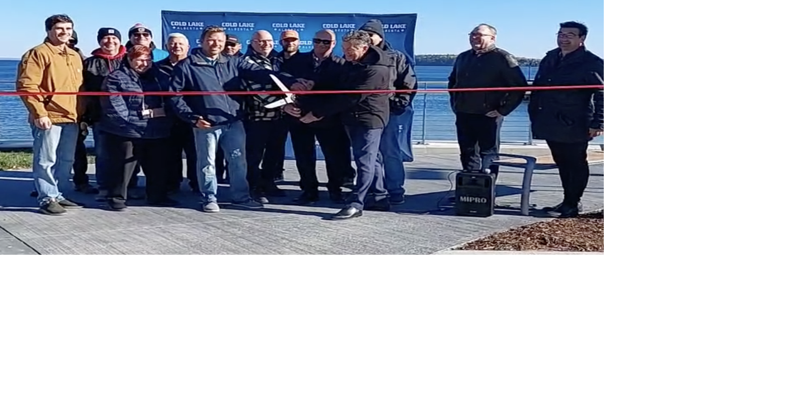 Cold Lake residents get first look at refreshed Lakeshore Drive