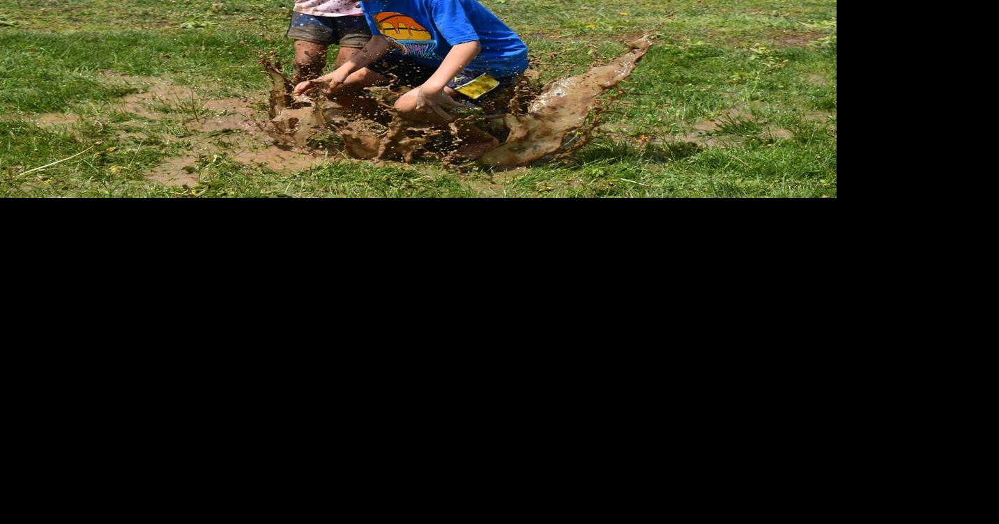 Muddy fun at National Puddle Day event in Mount Hope