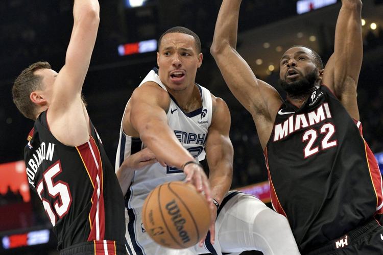Jackson, Bane lead Grizzlies to 125-91 victory over Miami, Heat's 7th ...