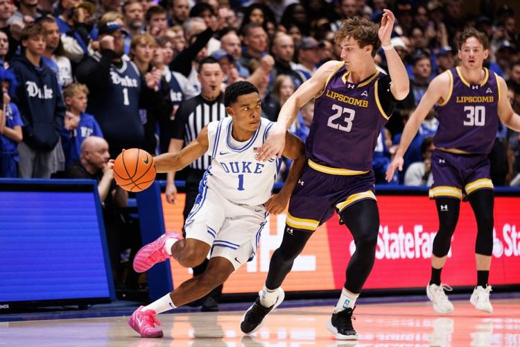 Boozer scores 26 as No. 3 Duke overcomes Lipscomb for Scheyer's 100th win