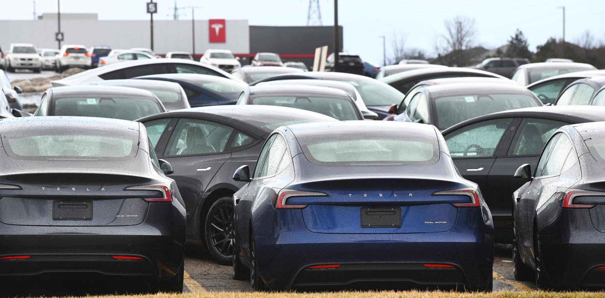 80 Teslas damaged at Hamilton Mountain dealership